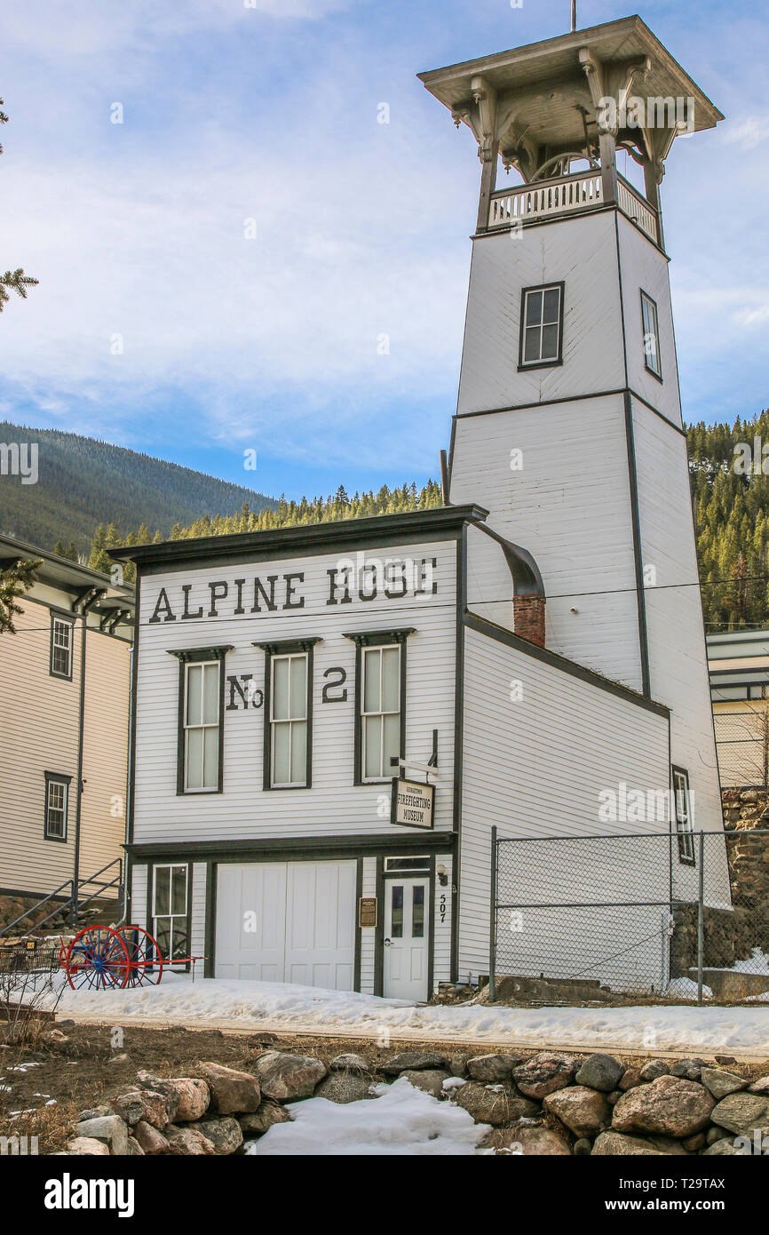 Historic buildings in Georgetown Colorado Stock Photo - Alamy