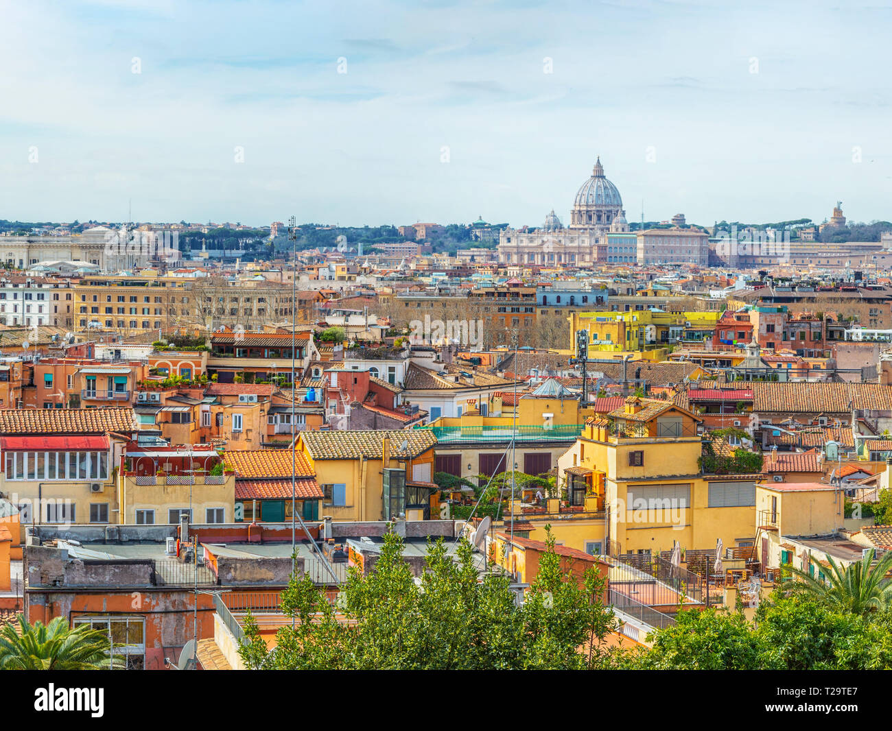 Pincio terrace architecture hi-res stock photography and images - Alamy