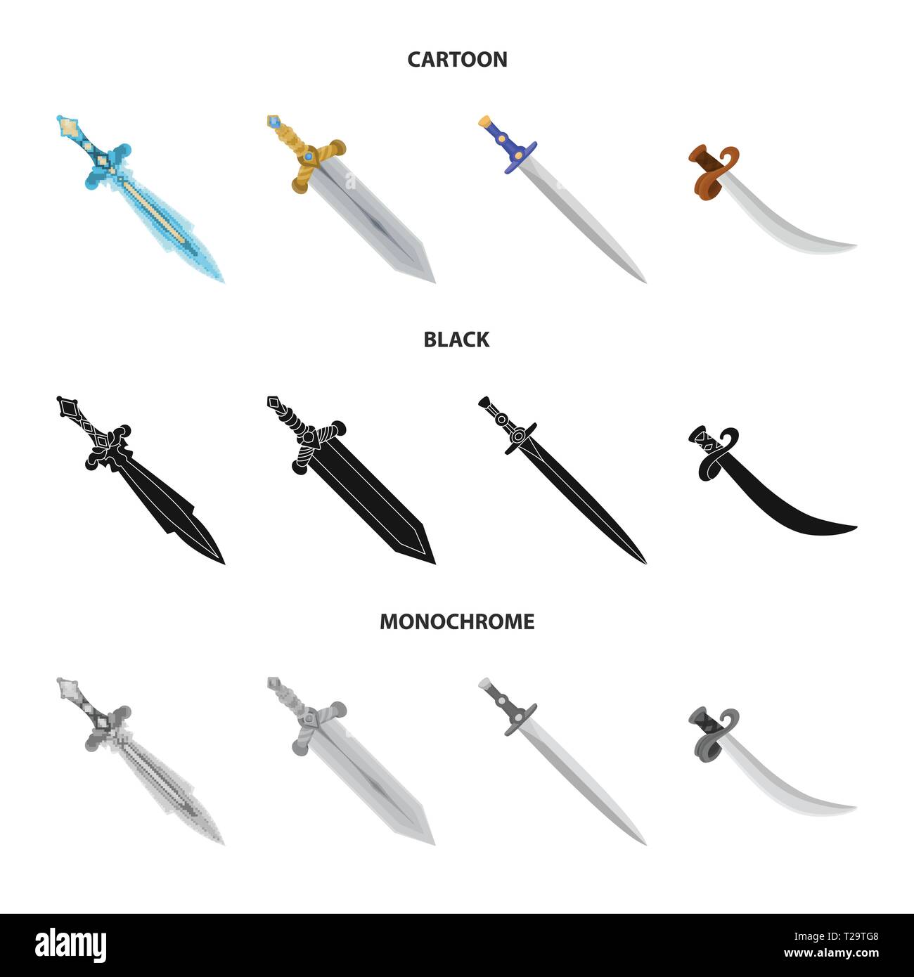 ice,ancient,longsword,battle,glass,hilt,scimitar,steel,gold,decoration ...
