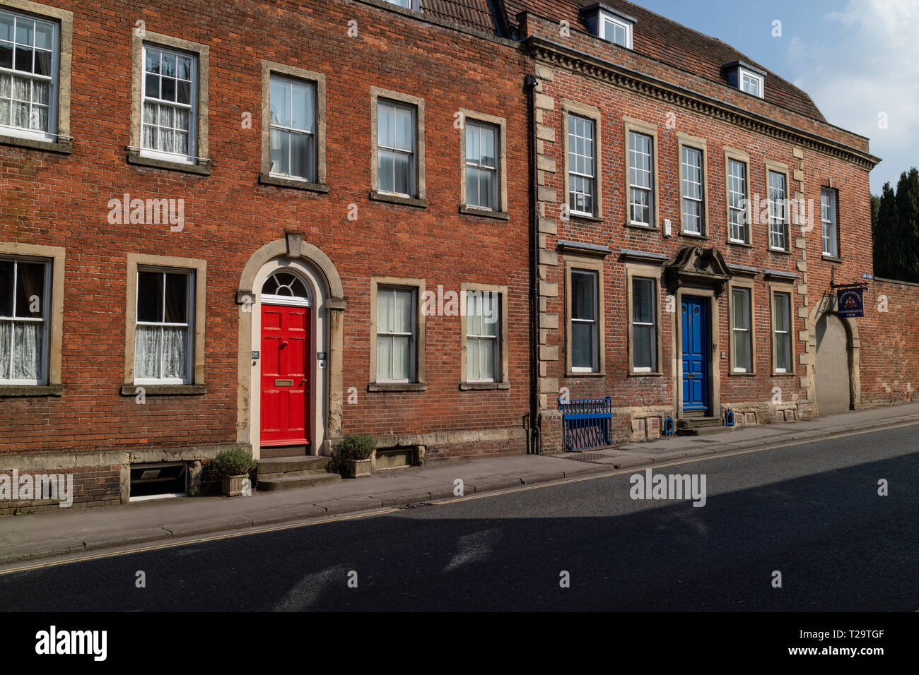 Devizes, Wiltshire, England, UK. March 2019. The Conservative Club ...
