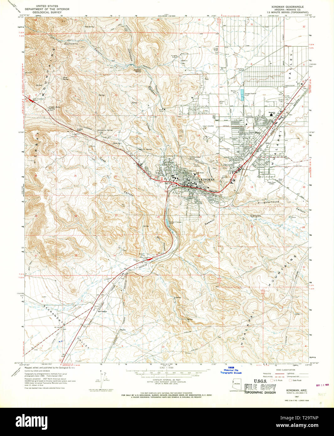 Kingman arizona map hi-res stock photography and images - Alamy
