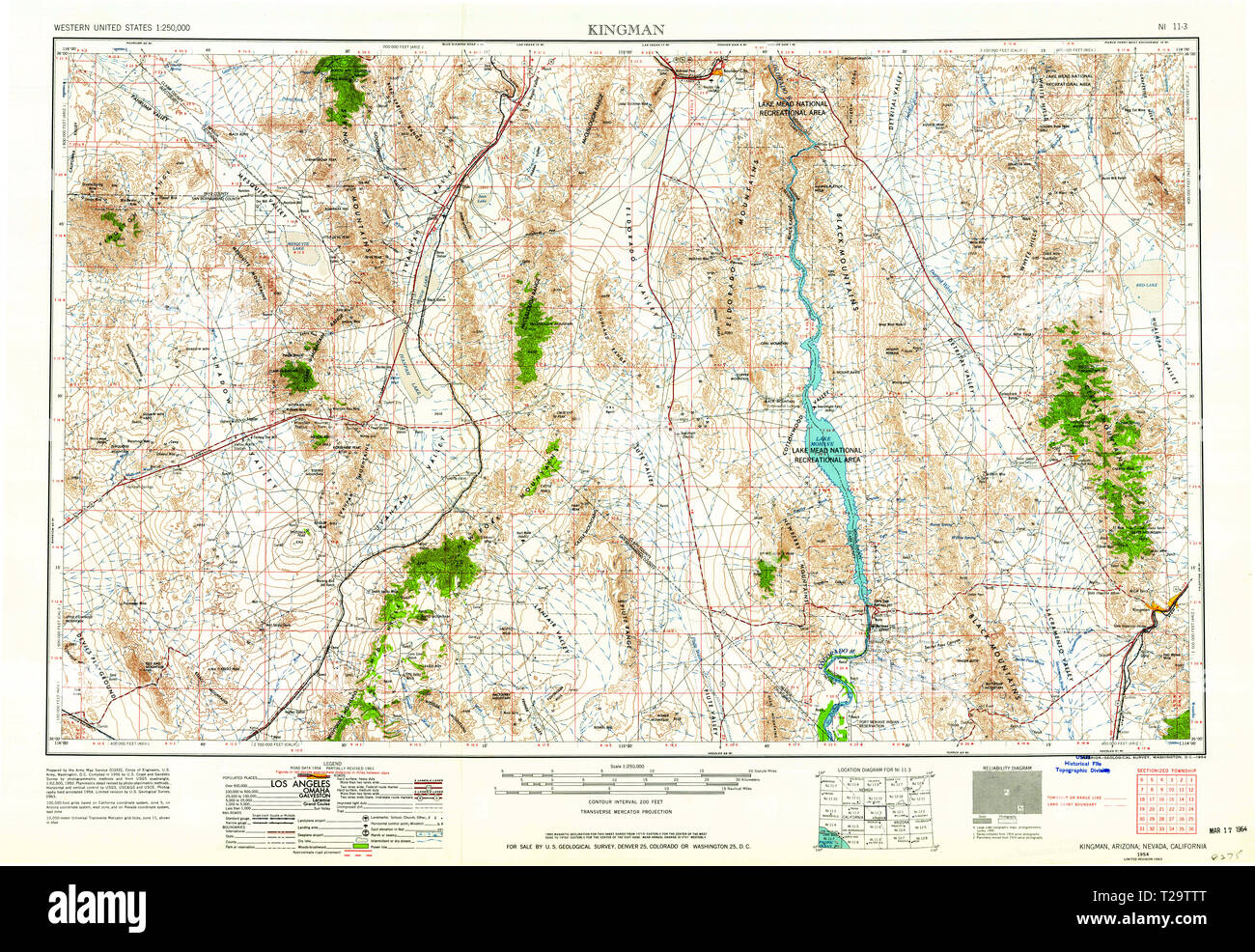 Kingman arizona map hi-res stock photography and images - Alamy