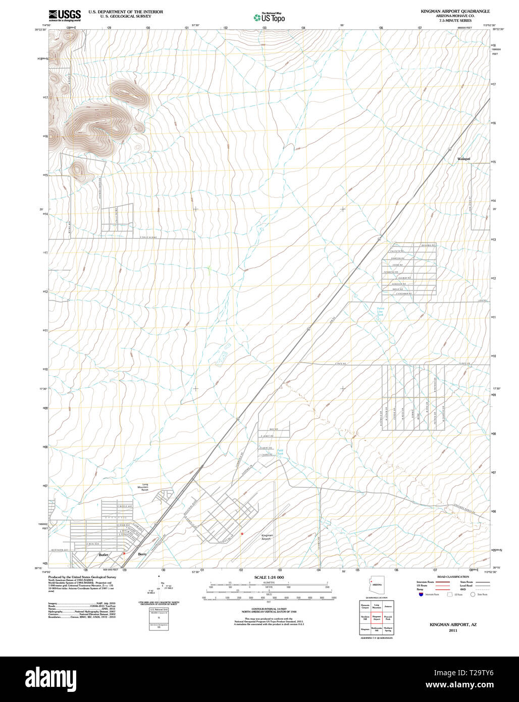 Arizona airport map hi-res stock photography and images - Alamy