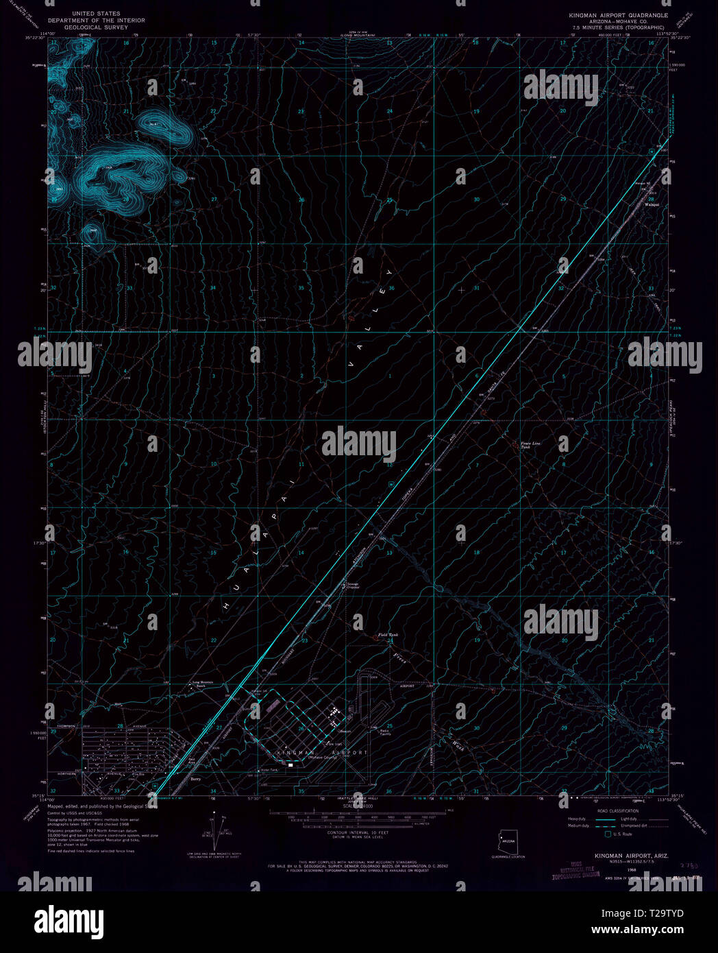Arizona airport map hi-res stock photography and images - Alamy