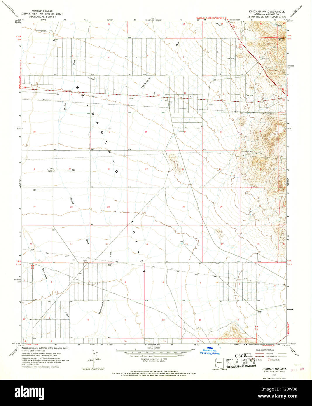 Kingman arizona map hi-res stock photography and images - Alamy