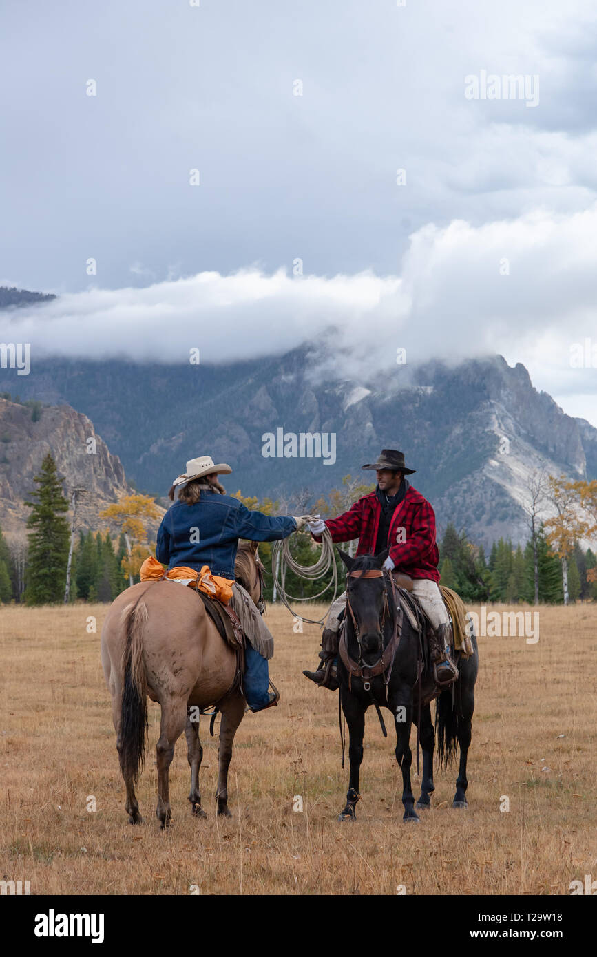 Slicker cowboy hi-res stock photography and images - Alamy