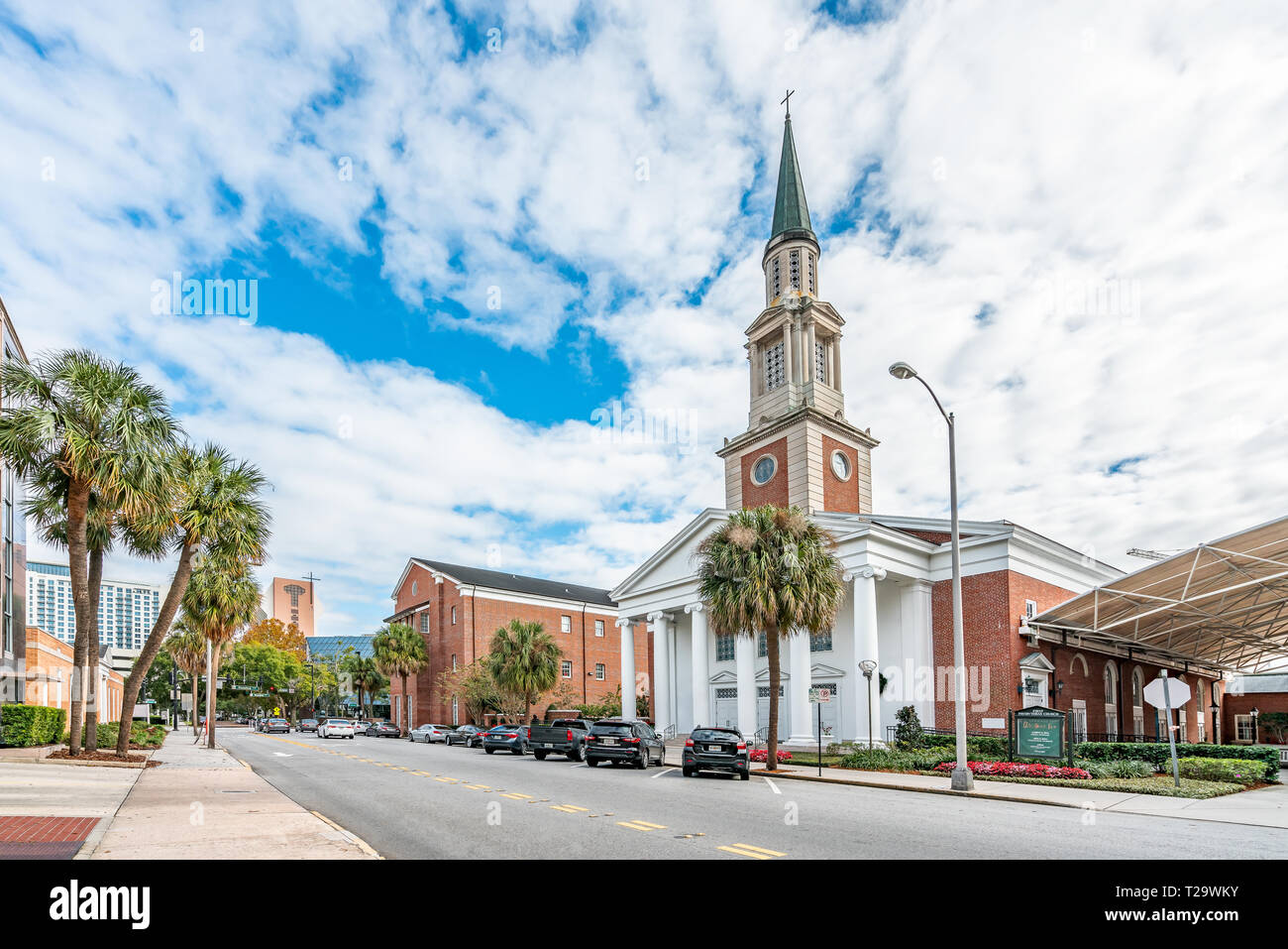 ORLANDO, FLORIDA, USA - DECEMBER, 2018: First Presbyterian Church of ...