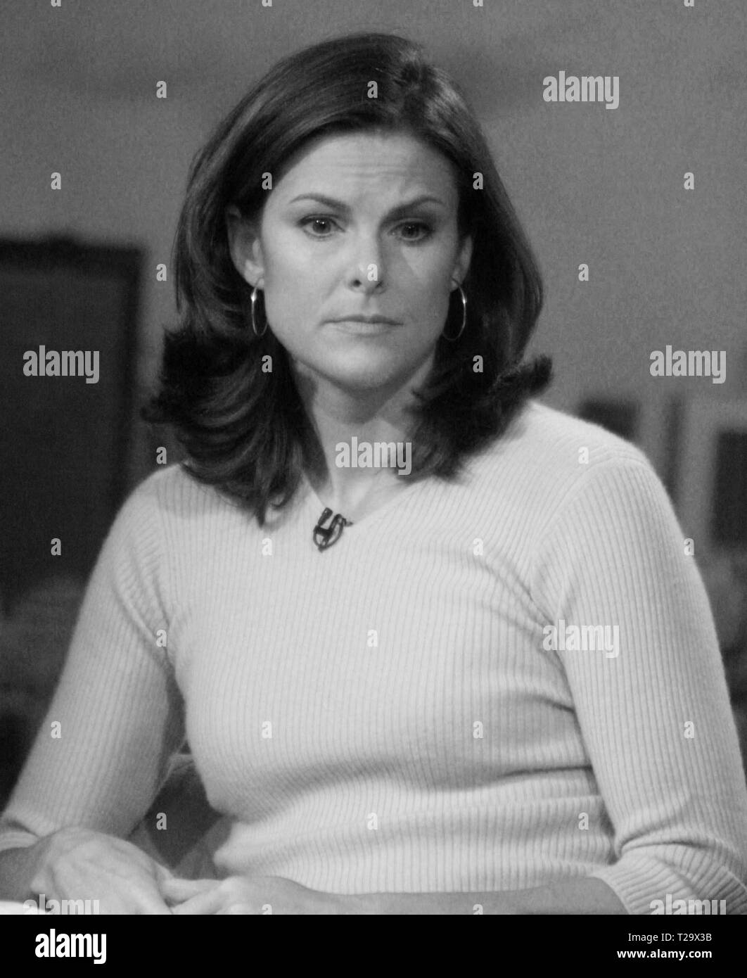 CAMPBELL BROWN "THE CHRIS MATTHEWS SHOW" TAPING AT ROCKEFELLER CENTER ...