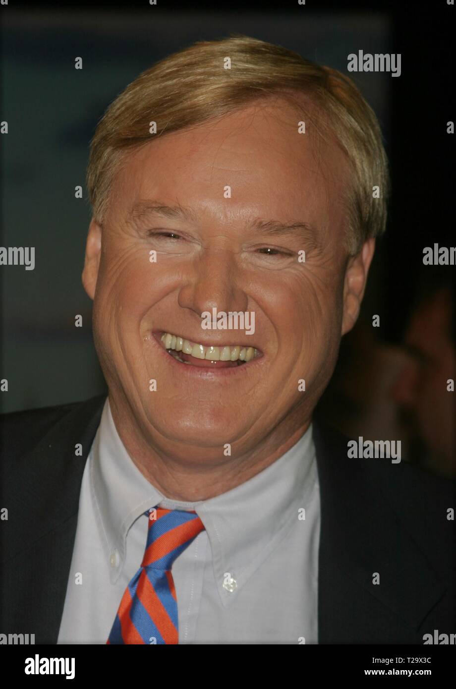 CHRIS MATTHEWS "THE CHRIS MATTHEWS SHOW" TAPING AT ROCKEFELLER CENTER ...