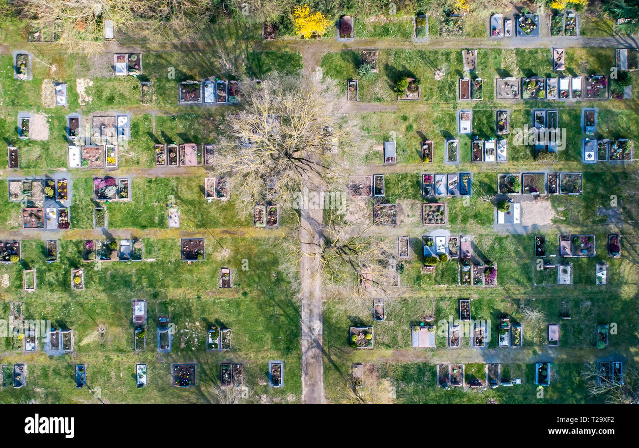 Aerial graveyard germany hi-res stock photography and images - Alamy