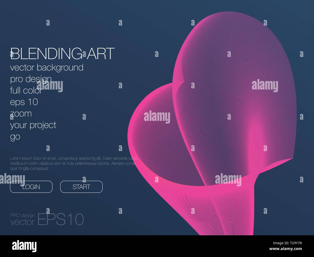 Abstract blend background. Template for web site Stock Vector Image ...