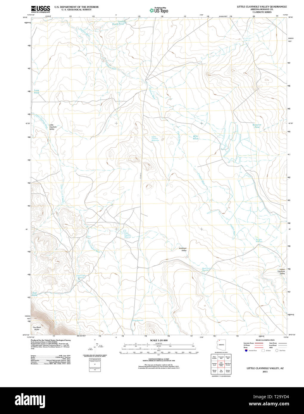 Map of little valley Cut Out Stock Images & Pictures - Alamy