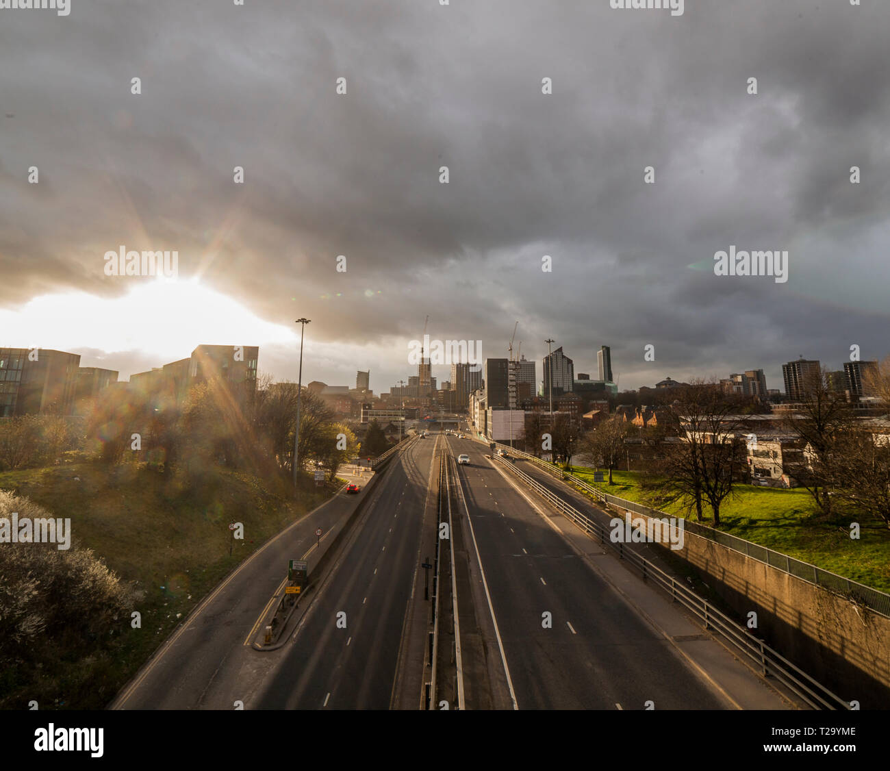 Panoramic view leeds city hi-res stock photography and images - Alamy