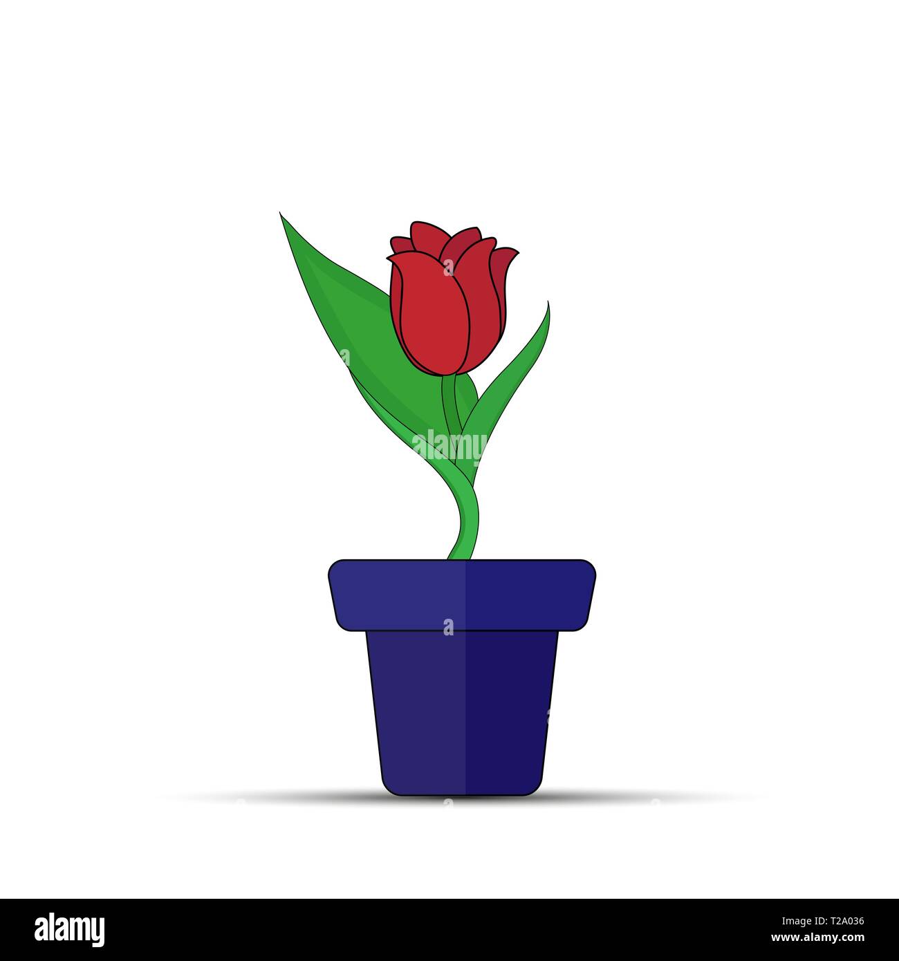 Tulip screensaver Stock Vector Images - Alamy