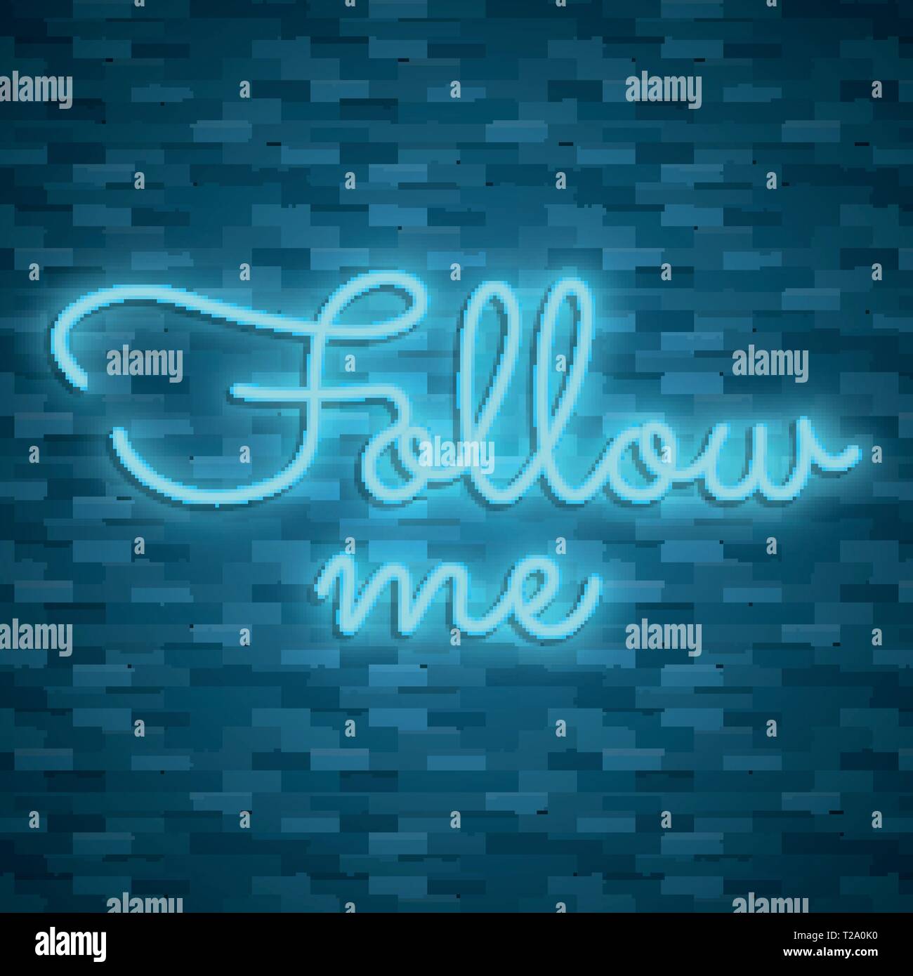 Neon light lettering, Stock vector. Color design Stock Vector Image ...