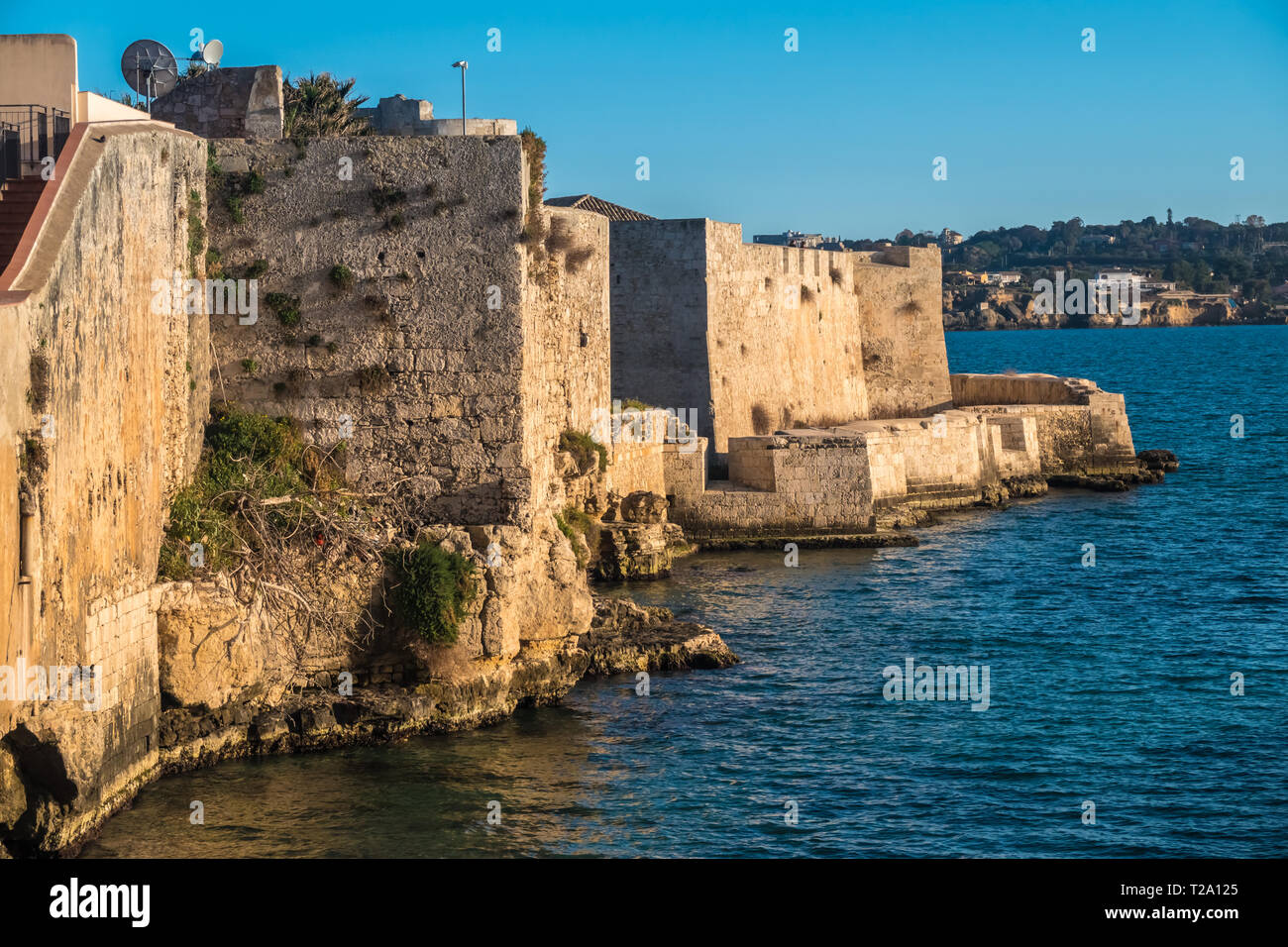 Syracuse (Siracusa), a historic city on the island of Sicily, Italy ...