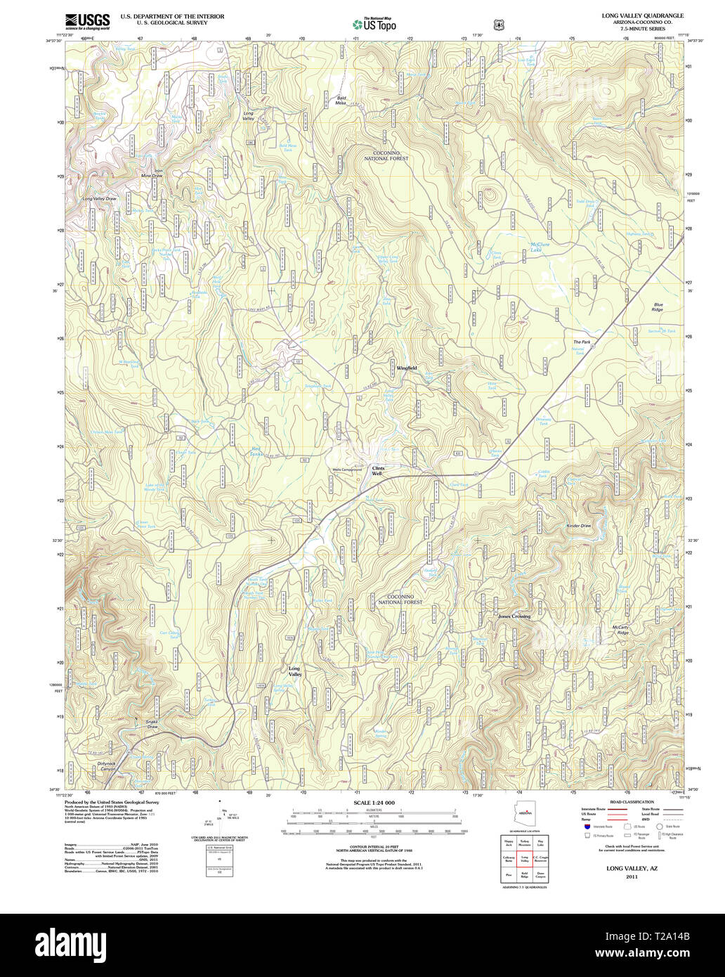 Long valley map hi-res stock photography and images - Alamy