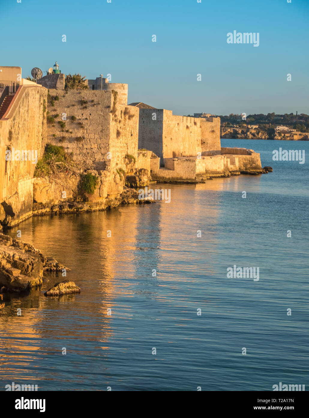 Syracuse (Siracusa), a historic city on the island of Sicily, Italy ...