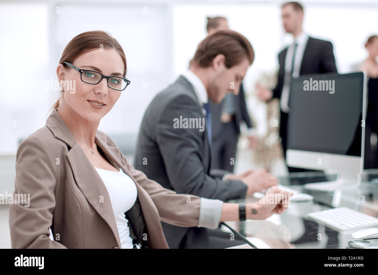 portrait of a successful business woman in the workplace Stock Photo ...