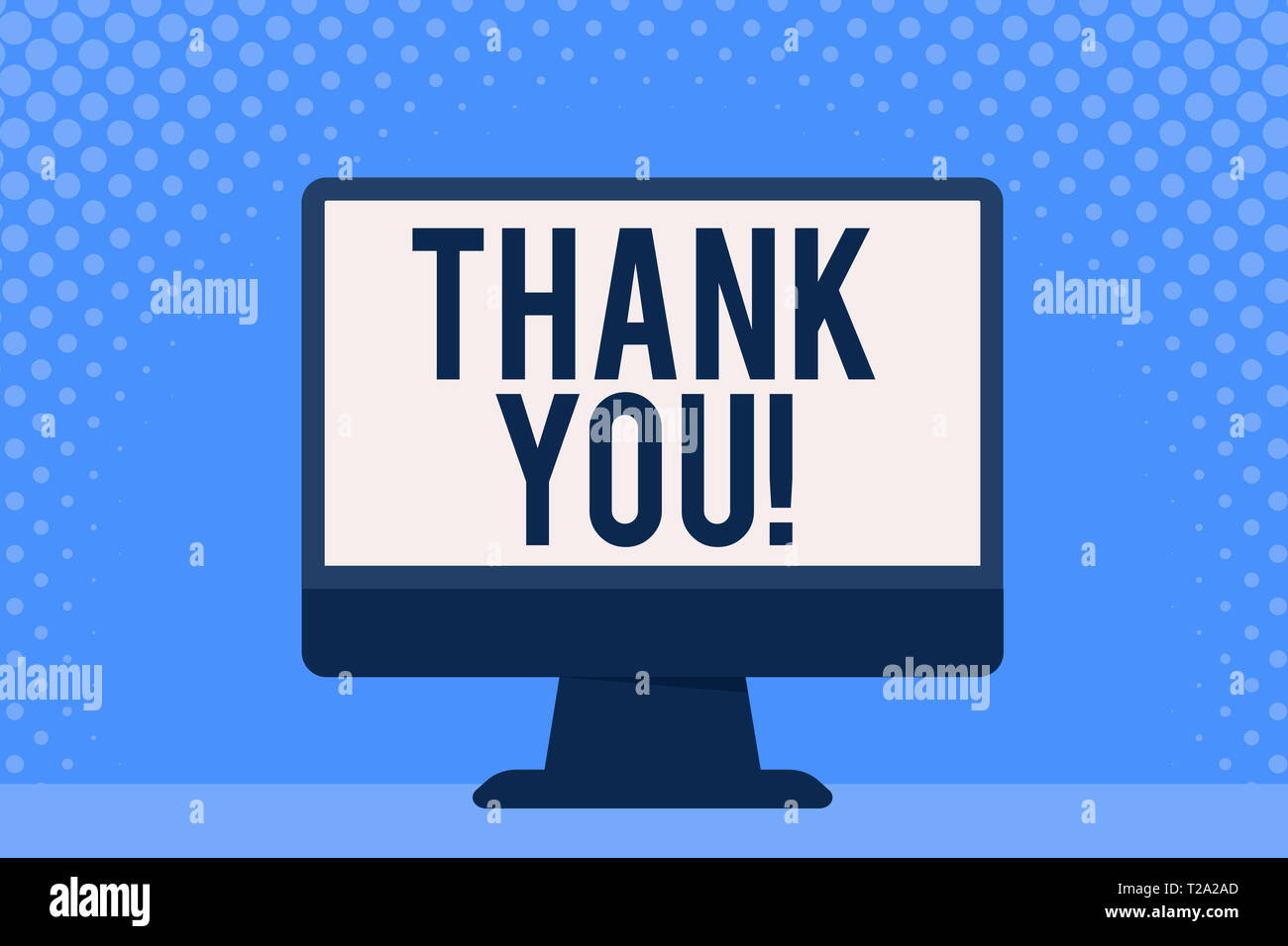 Conceptual hand writing showing Thank You. Concept meaning polite ...