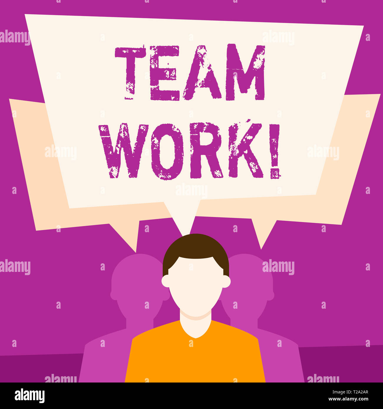 Text sign showing Team Work. Business photo showcasing combined action ...