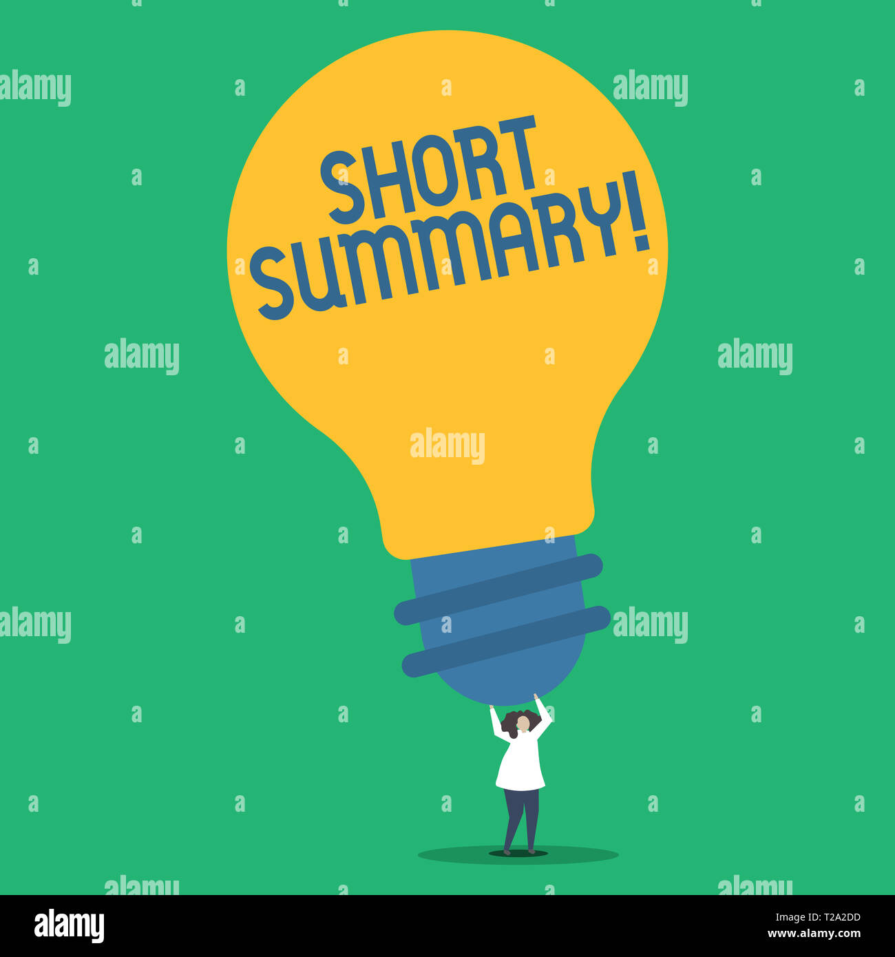 Handwriting text Short Summary. Conceptual photo Brief statement of ...