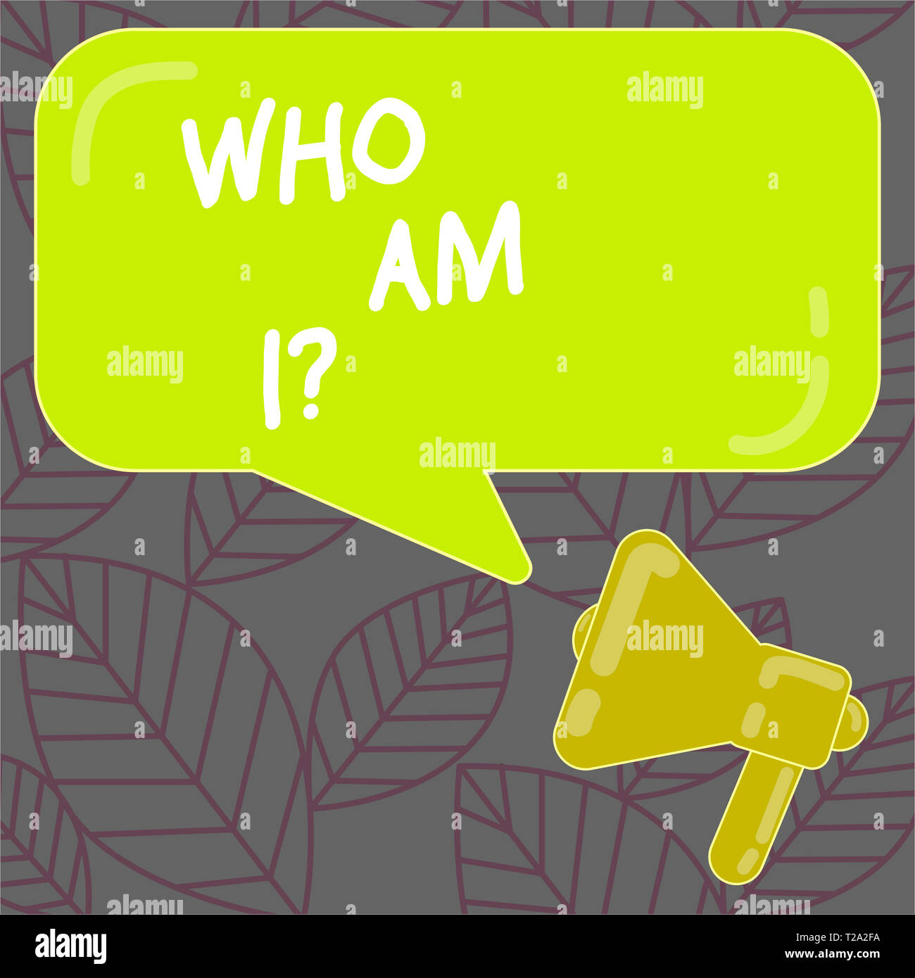 Writing note showing Who Am Iquestion. Business concept for ...