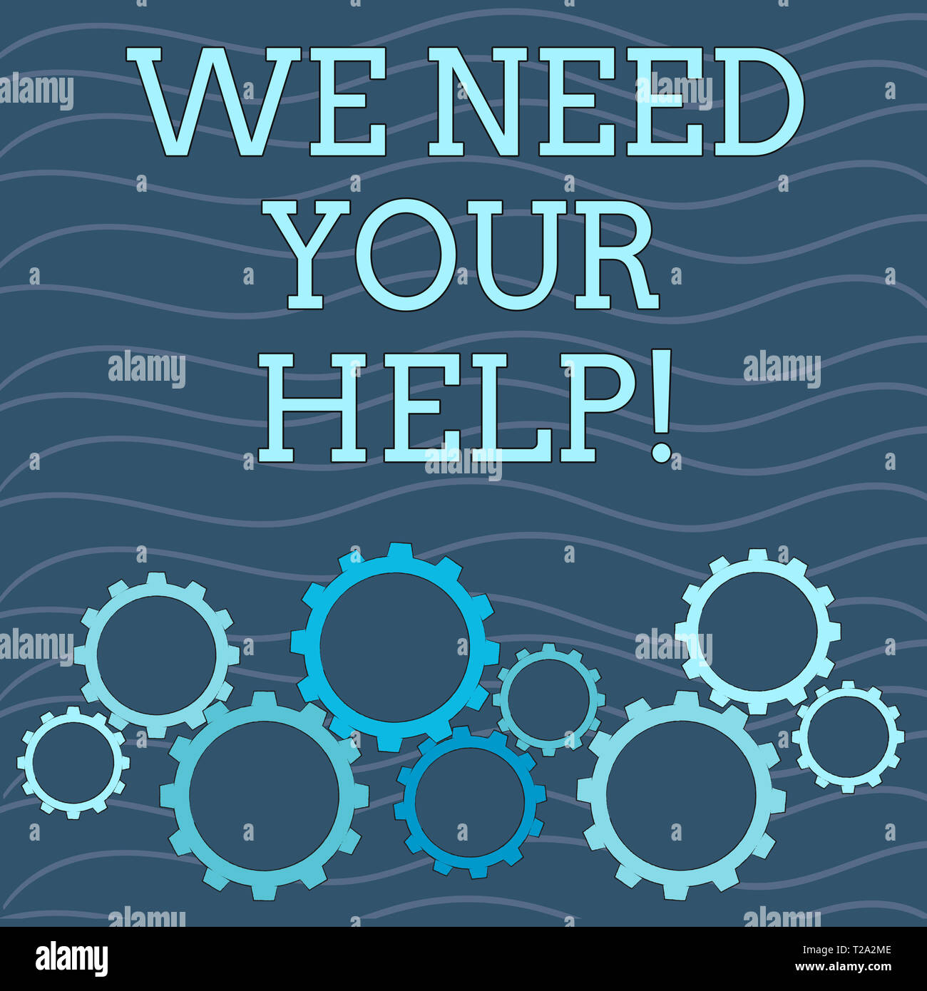 Writing note showing We Need Your Help. Business concept for asking ...
