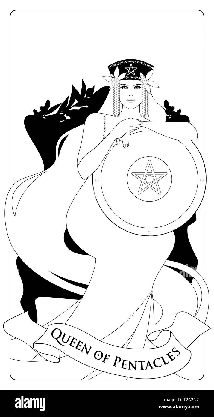 Queen Of Pentacles High Resolution Stock Photography and Images - Alamy