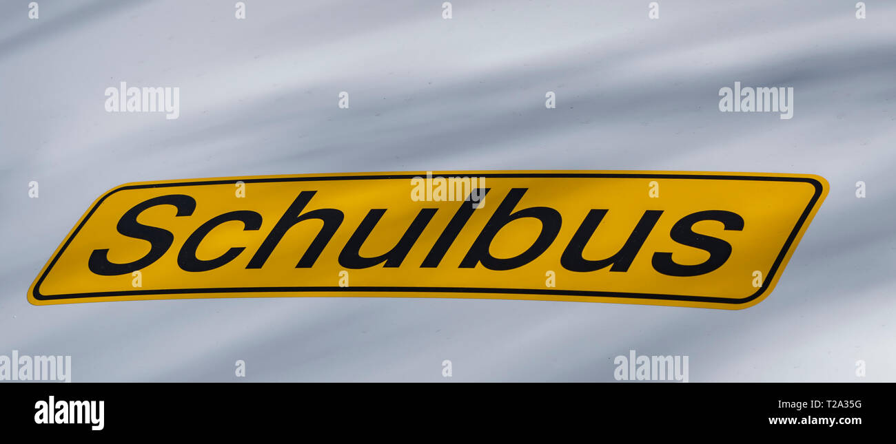 German school bus hi-res stock photography and images - Alamy