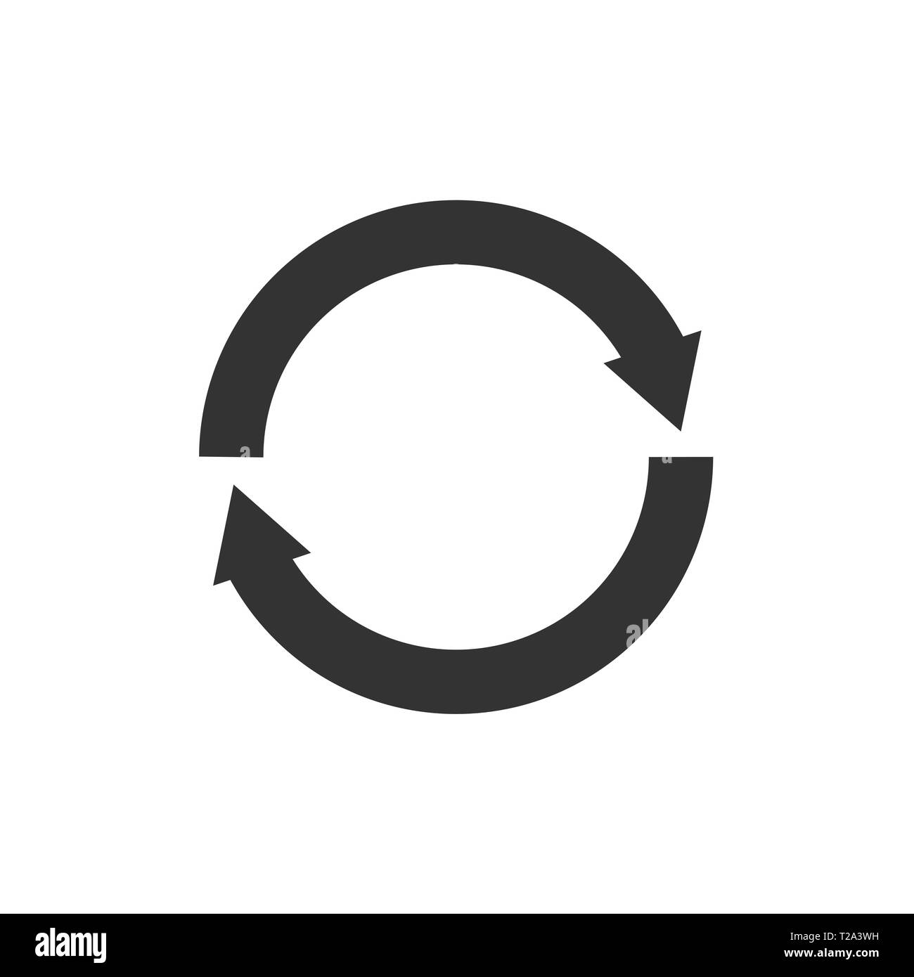 Arrow, refresh update icon flat Stock Vector Image & Art - Alamy