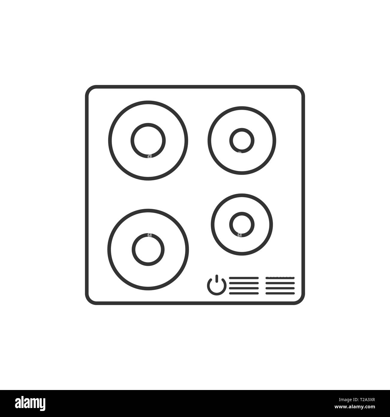Induction hob symbol hi-res stock photography and images - Alamy