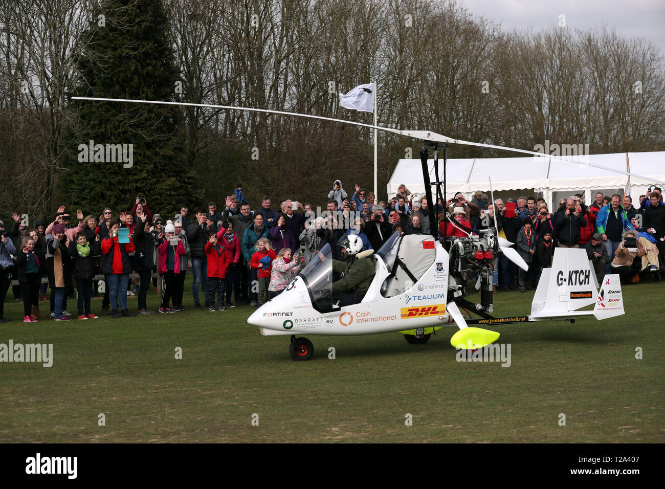 British adventurer James Ketchell, who hopes to become the first person ...
