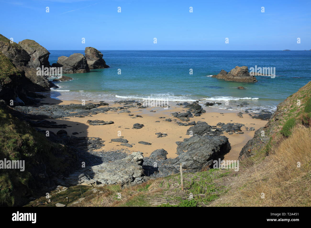 Porthcothan bay, North Cornwall, England, UK Stock Photo - Alamy