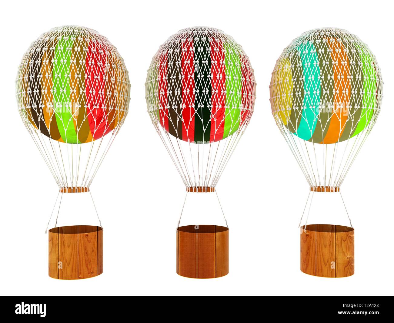 Air balloons pattern cartoon Cut Out Stock Images & Pictures - Alamy