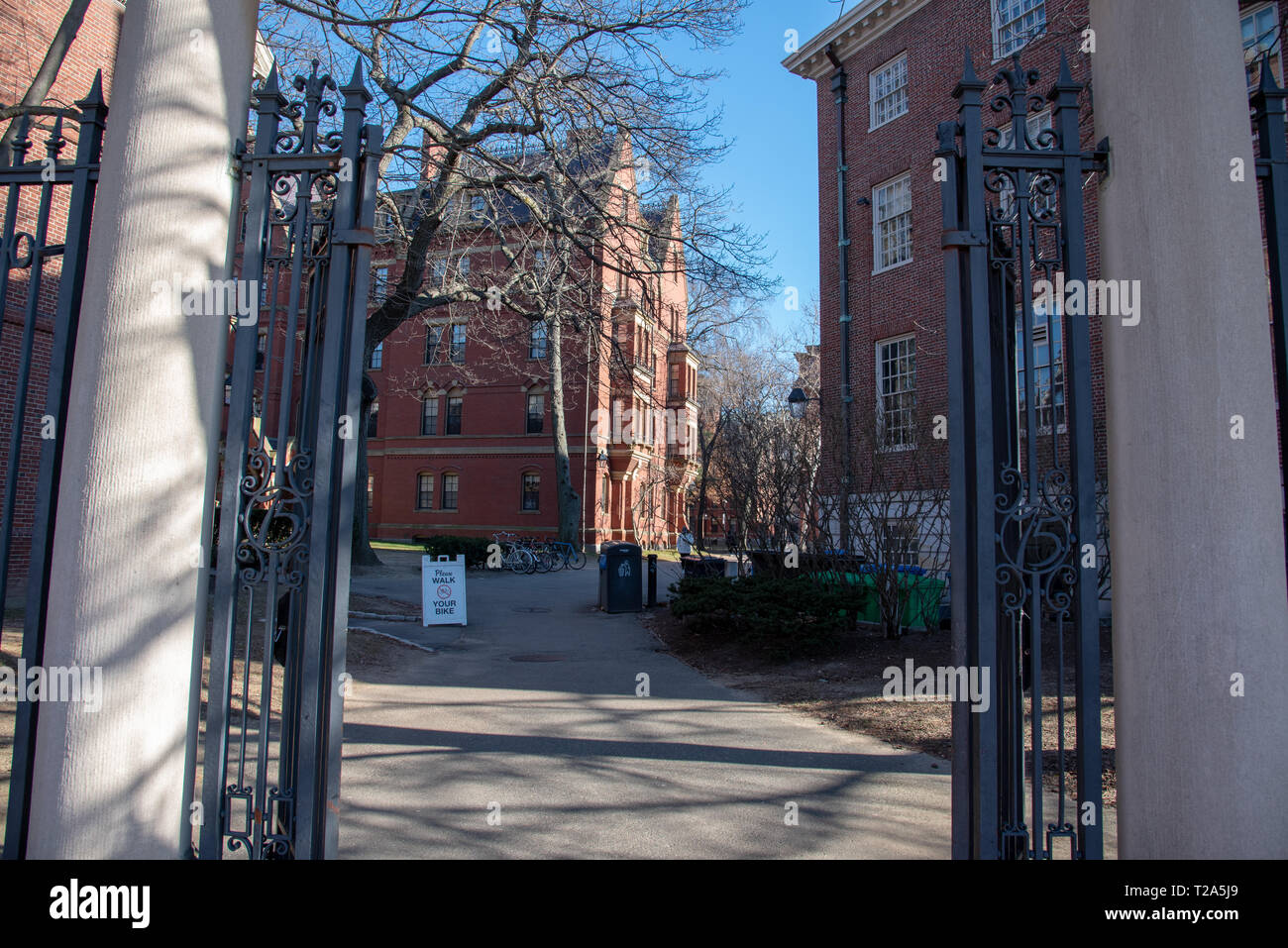 Boston, MS, USA, December 9th 2018-Harvard University was funded in ...