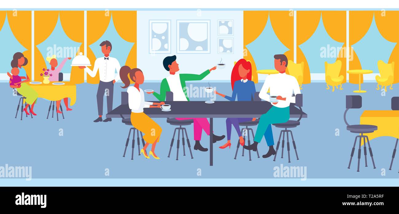 Teens cafe fun Stock Vector Images - Alamy