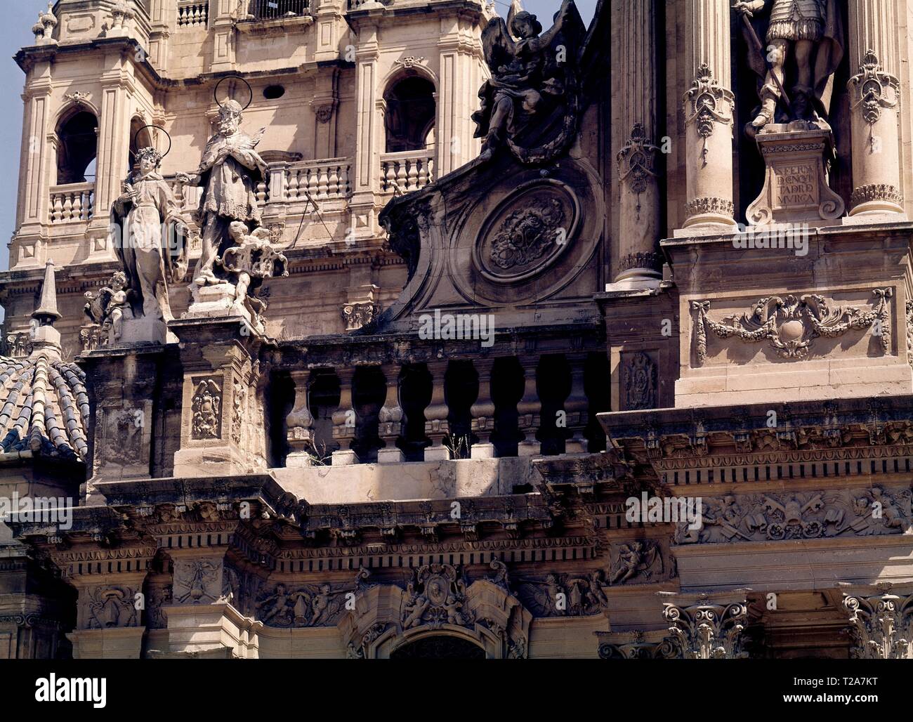 REMATES BARROCOS. Location: CATEDRAL-EXTERIOR. SPAIN Stock Photo - Alamy