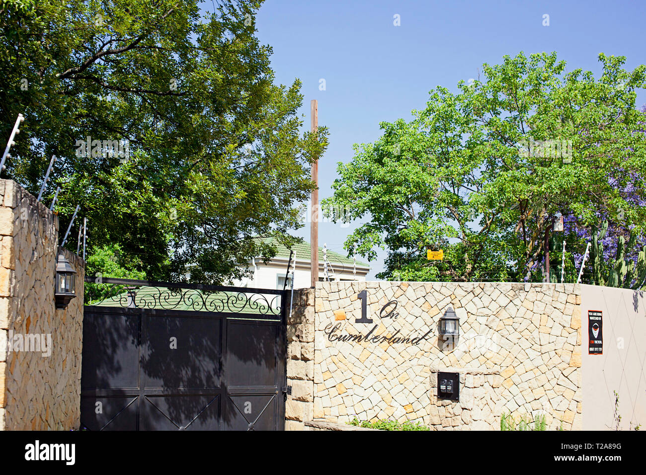 Joburg security gate hi-res stock photography and images - Alamy