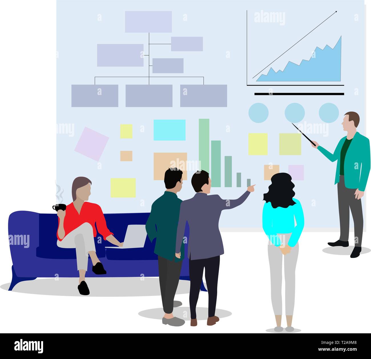 Worker boss discussion Stock Vector Images - Alamy