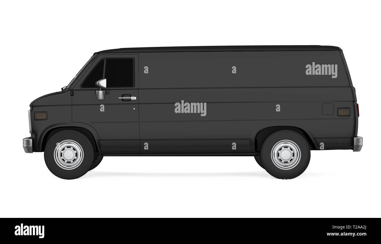 Delivery Van Isolated Stock Photo - Alamy
