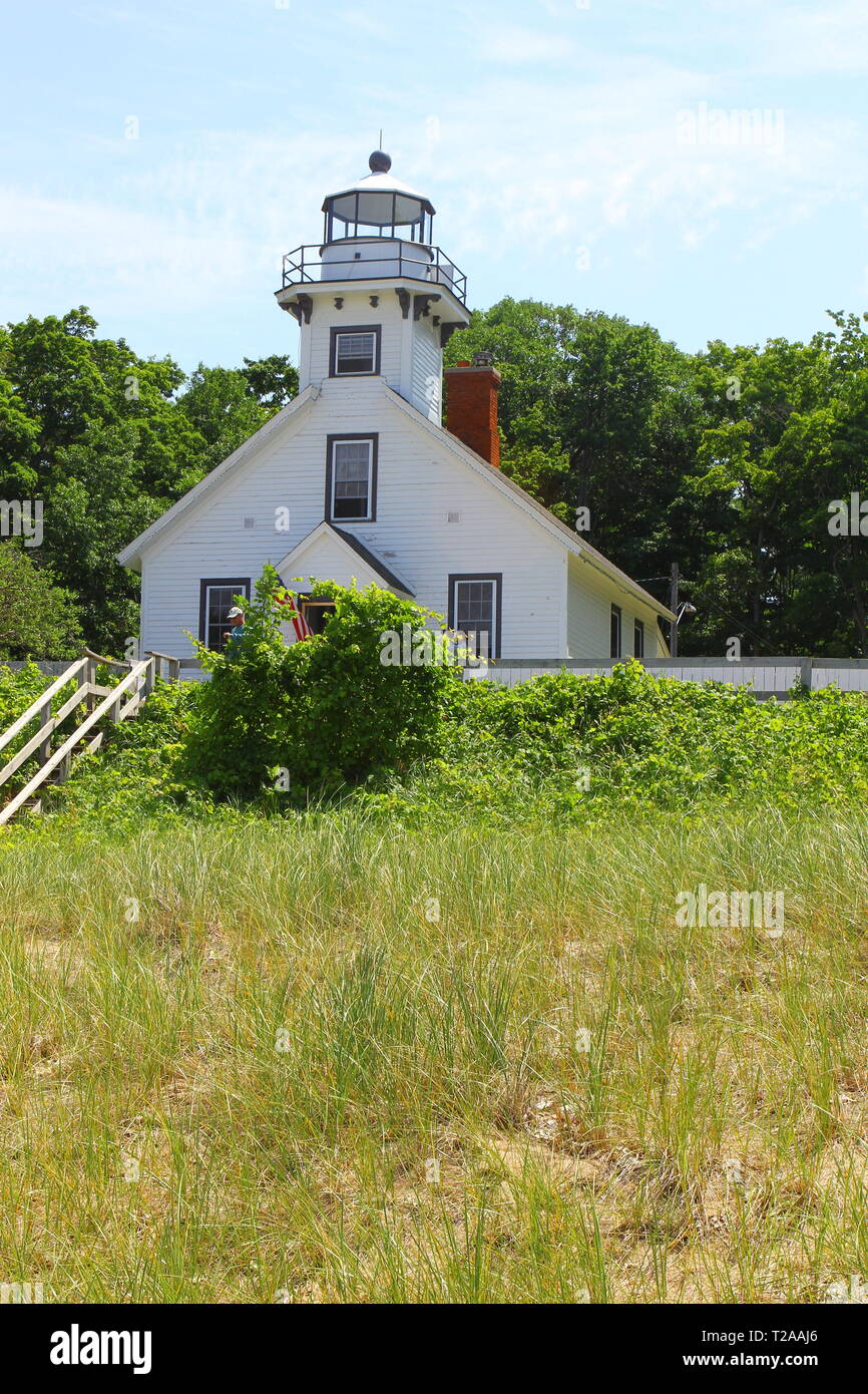 Old mission lighthouse michigan hi-res stock photography and images - Alamy