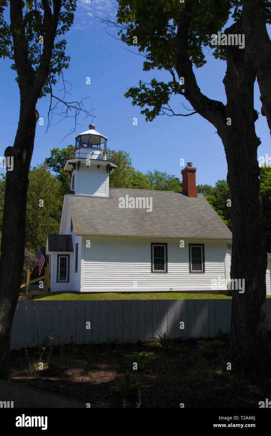 Mission Point Lighthouse, Michigan Stock Photo - Alamy