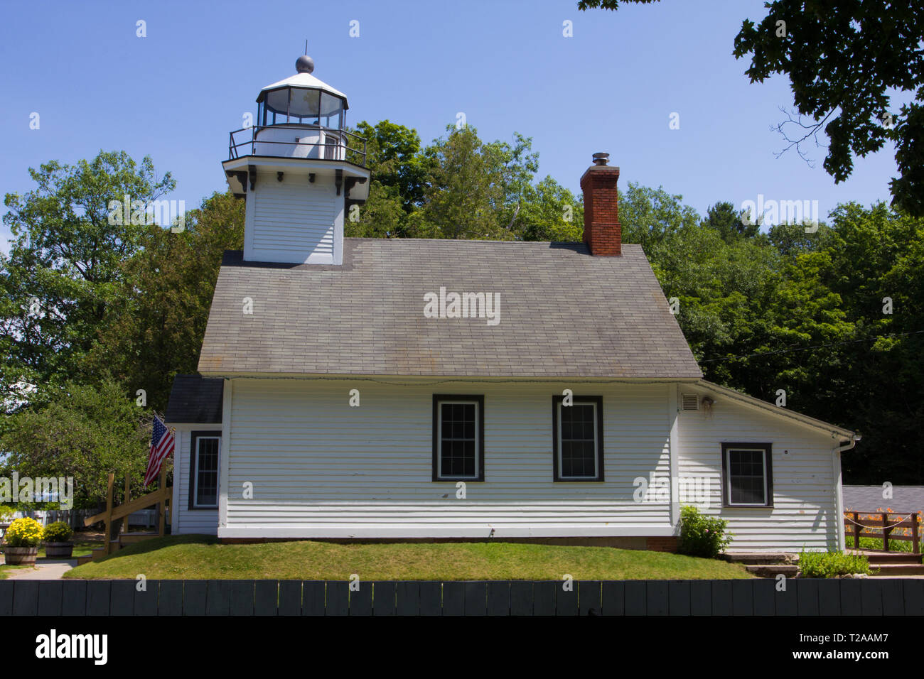 Old mission point lighthouse hi-res stock photography and images - Alamy
