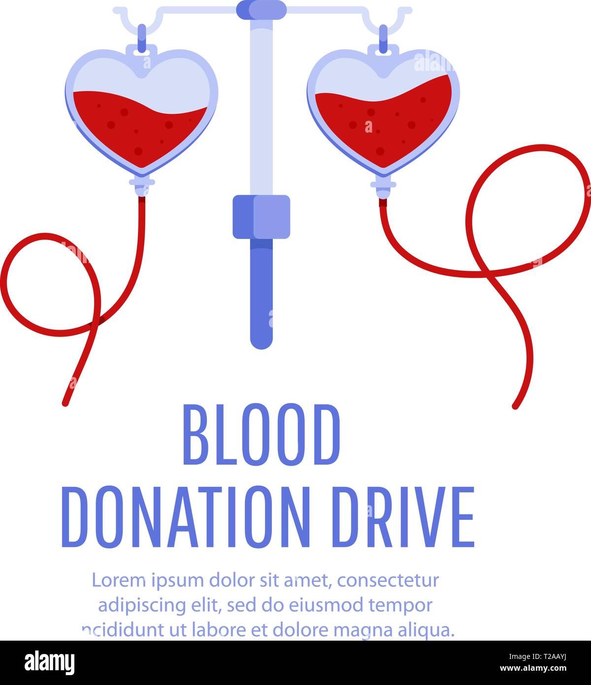 Medical and healthcare concept. Donate blood bag. Blood donation drive ...