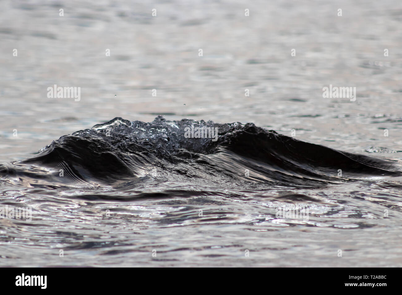 Small ocean waves breaking on a stoney beach Stock Photo - Alamy