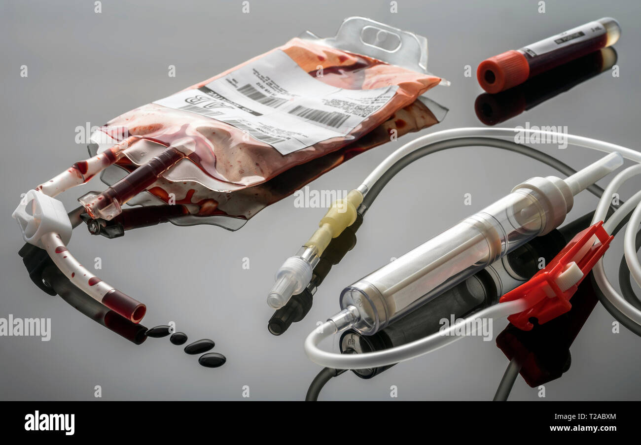 Blood transfusion bag hi-res stock photography and images - Alamy