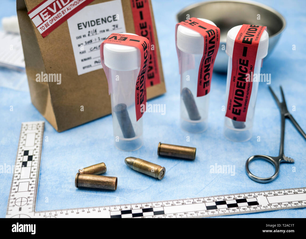 Criminalistic Laboratory, Bullet shell analysis, rule of ballistic ...