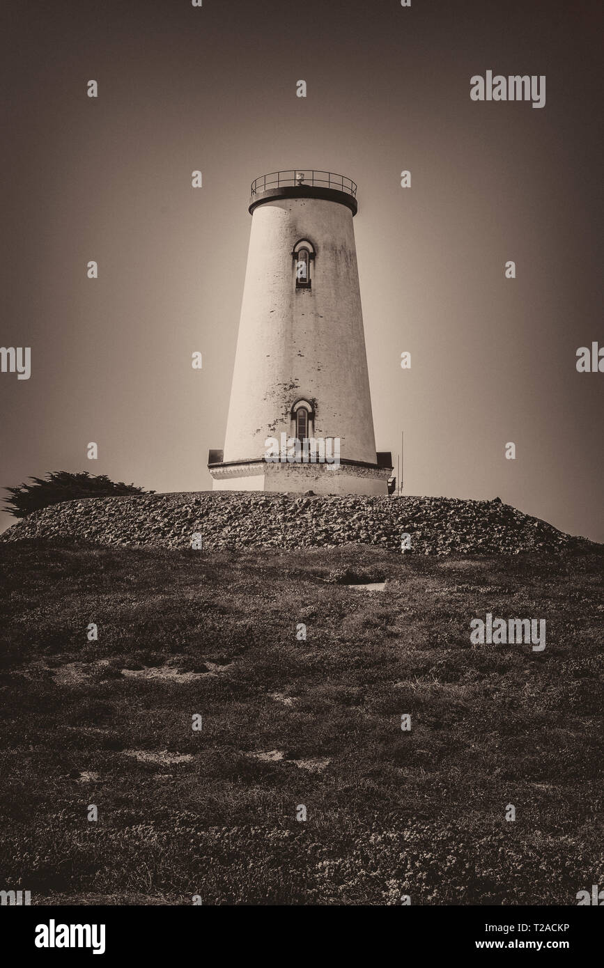 Piedras blancas lighthouse station hi-res stock photography and images ...