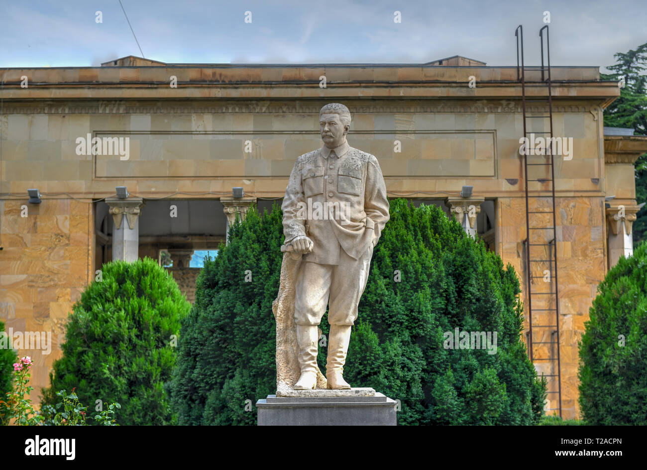 Stalin's House and Building of Joseph Stalin Museum In Gori - Stalin's ...